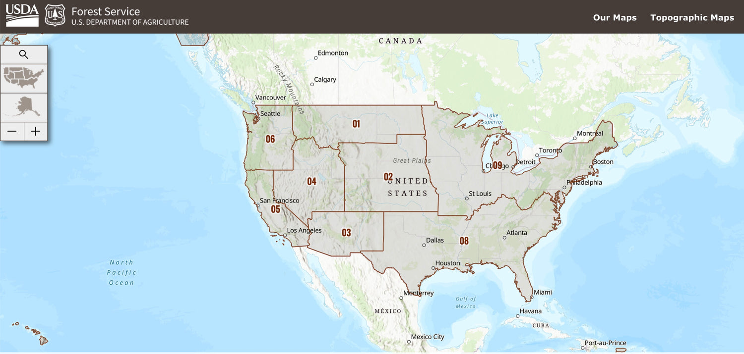 Navigating the Wild: Understanding Forest Service Maps for Overlanding ...