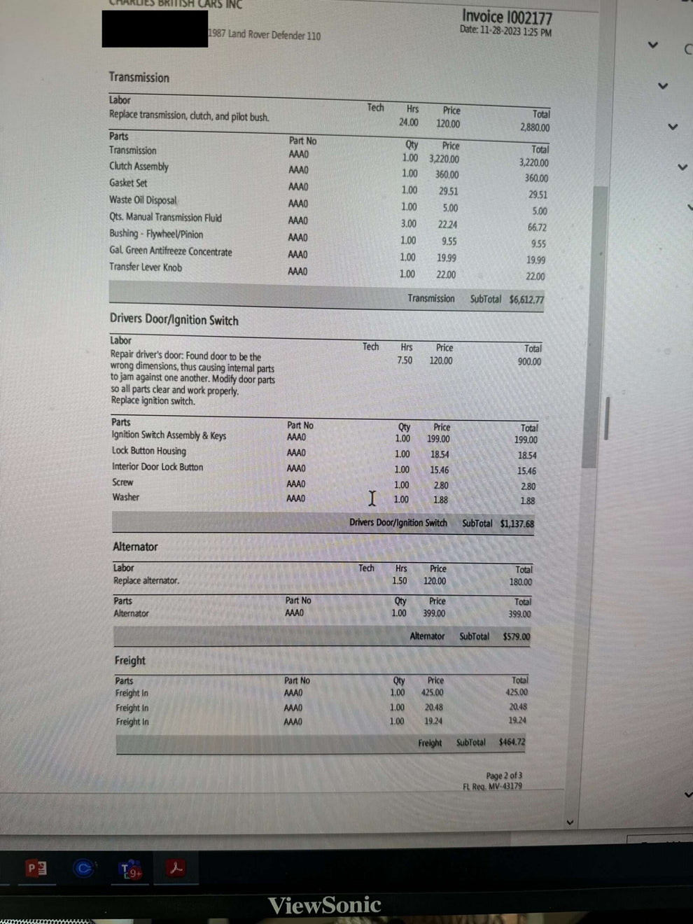1987 Land Rover Defender 110 - Restoration – CURATED OVR LND